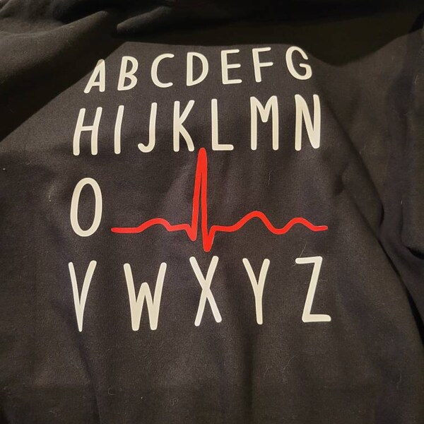 EKG Alphabet; ECG Alphabet; Cardiology; Nursing Humor - SVG Cut File - Etsy