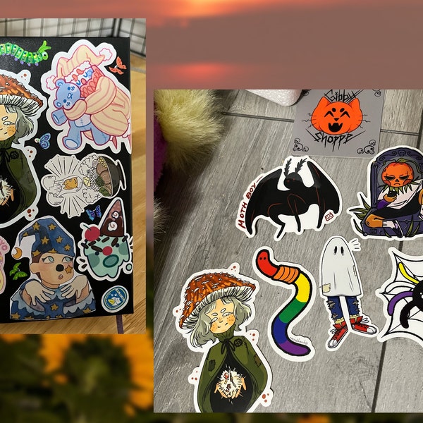 Non Binary Spider Sticker - Etsy