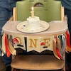 Toadstool High Chair Banner, Mushroom 1 Year Birthday Decorations, Pink ...