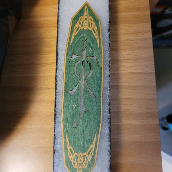 Elvish Wooden Bookmark - Etsy