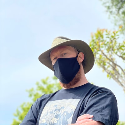 XL Face Mask for Men With Beards / 100% Cotton / Reusable and Washable ...