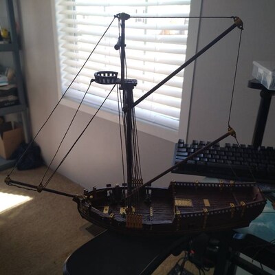 Dnd Sloop Ship Sea Vessel Pirate Sailor Fleet Boat Tabletop Scatter ...