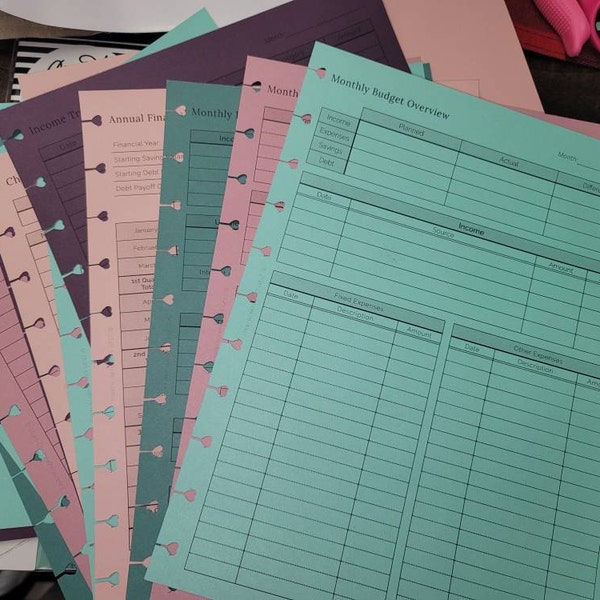 Happy Planner Printable Inserts, Classic Happy Planner Inserts, Planner ...