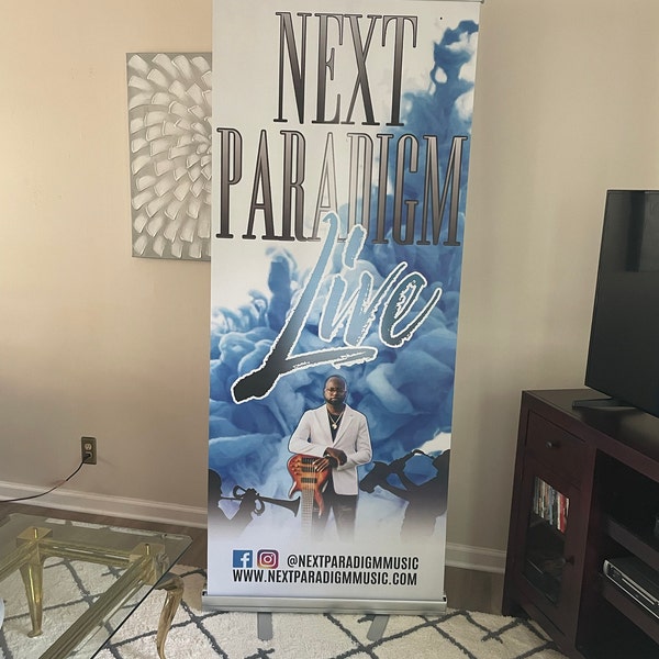 Retractable Banner, Custom Roll up Banner Stand, Logo Banner Sign ...