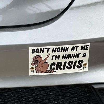 Honk If You're the Drama Bumper Sticker Womens Gifts Accessories Gen Z ...