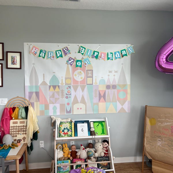 Small World Banner: 3D (customize) - Etsy