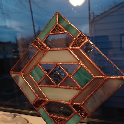 WISSMACH ENGLISH MUFFLE Stained Glass Pack Set/8 Assorted Colors 8x10 ...