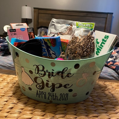 Bride Gift Basket, Bridal Gift Basket, Wedding Gift Basket ...