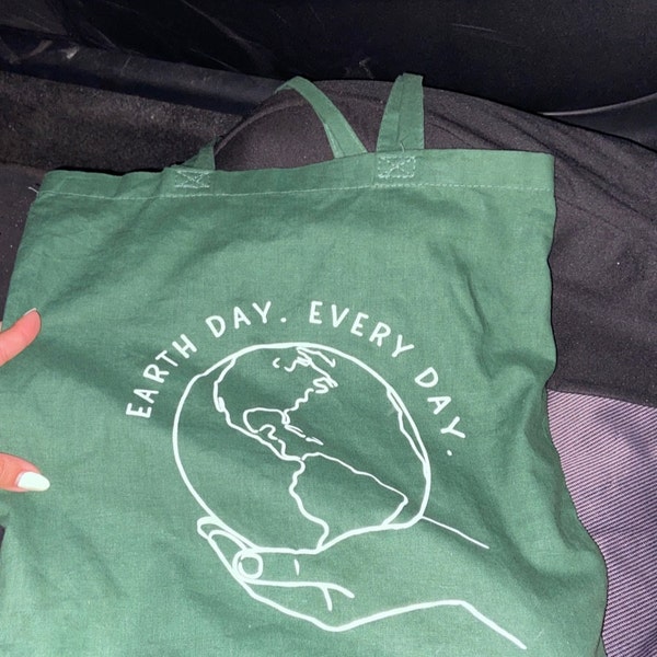 Earth Day Every Day Tote Bag, Earth Day Reusable Bag, Earth Day Gift ...