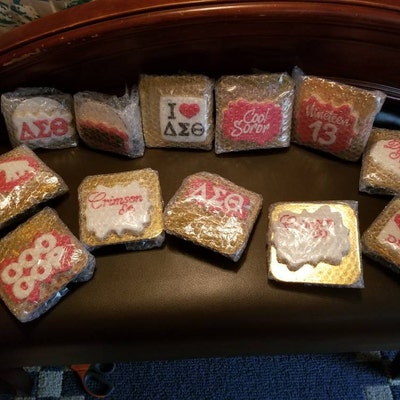 Delta Sigma Theta Greek Cookies - Etsy
