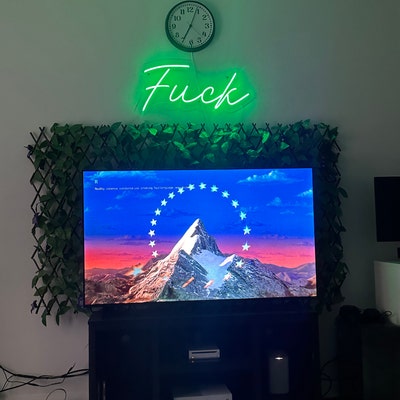 AESTHETE Neon Sign Light Office Living Room Interior Design, Neon Sign ...