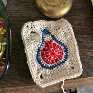 Passion Fruit Granny Square Crochet Pattern - Etsy