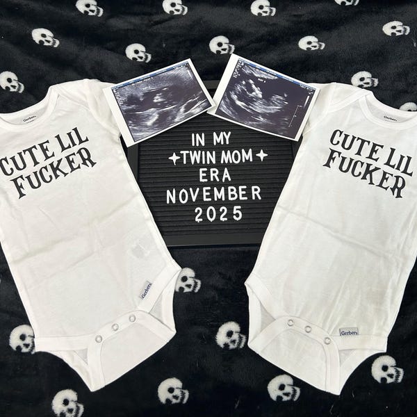 M is for Mothman Baby Onesies®, Witchy Occult Satanic Cryptid Goth Punk ...