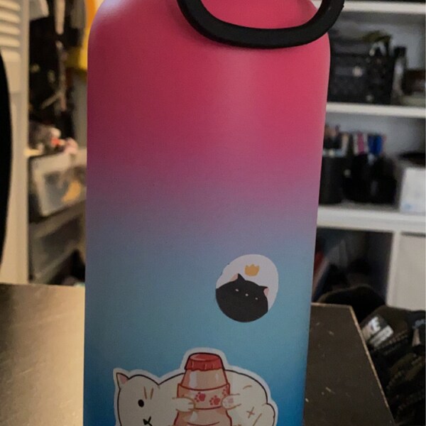 Cat With Asian Drinks Stickers/bubble Tea/ Soju/yakult/ramune/boba ...