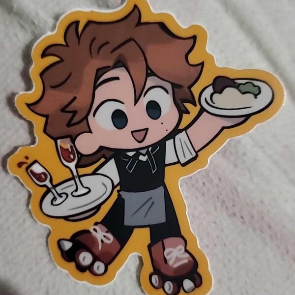 Rody Lamoree | Dead Plate | Matte Vinyl Stickers - Etsy