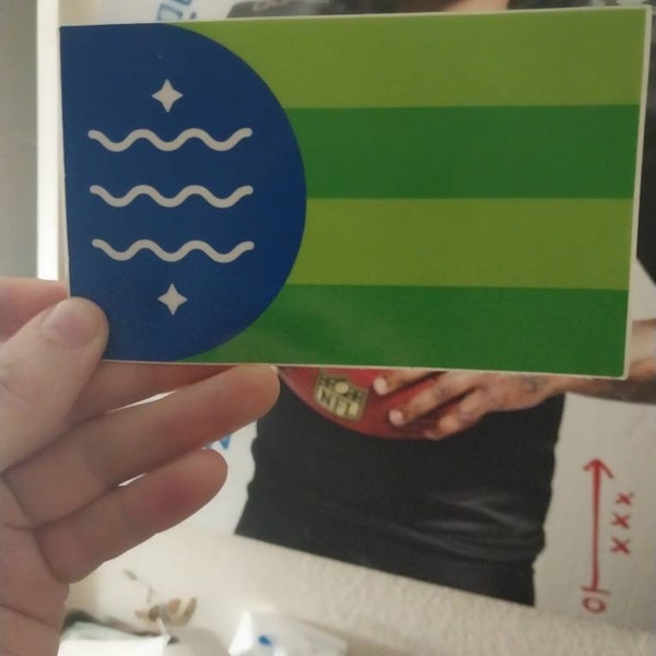 Orca Face Flag of Seattle - Etsy