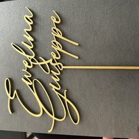 Personalized Cake Topper, Custom Names Cake Topper, Mr and Mrs Cake ...