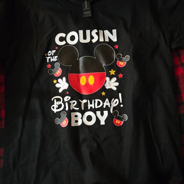 Personalized Mickey Shirts for Kids, Mickey Birthday Boy Shirt ...