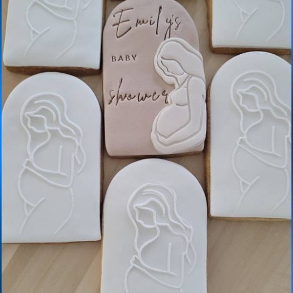 Script Name Cookie Cutter & Fondant Stamp, Debosser, Custom Cookie ...