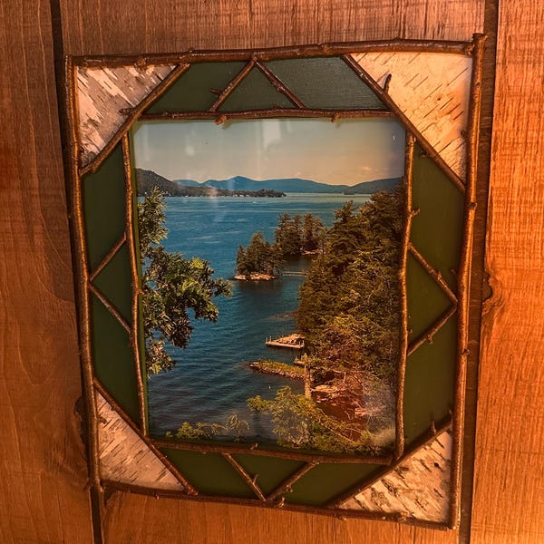 Adirondack Birch and Wood "welcome" Sign - Etsy