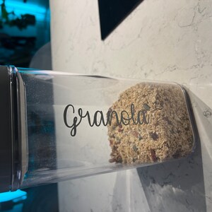 Kitchen Canister Decals Kitchen Canister Labels Kitchen Jar Stickers ...