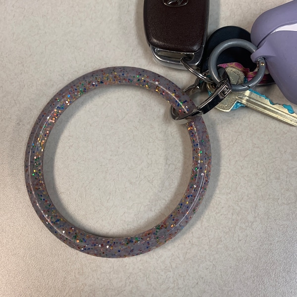 Keychain Bracelet | Silicone Key Ring | Key Loop | Silicone Bangle ...