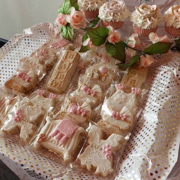 21st Birthday Cookies Pink and Gold, CUSTOMIZABLE! Champagne Birthday ...