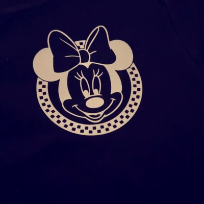 Checkered Minnie Mouse Movie Retro Ears Head Bow Svg Png - Etsy