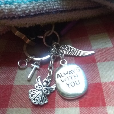 Angel Keyring, Sympathy Keychain, Memorial Key Ring, Condolence Gift ...