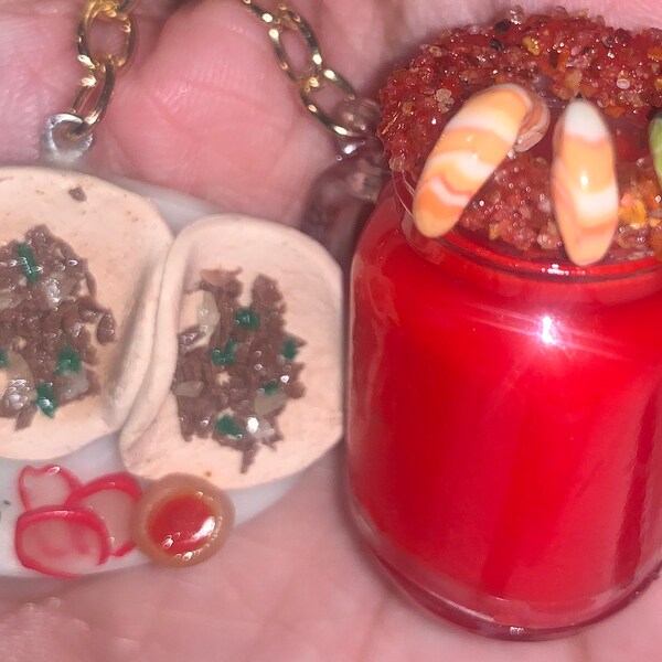 Mexican Paleta Payaso Keychain, Sponch Cookie Keychain, Concha Keychain ...