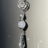 Sandalwood Finger Mala 9 Beads, Worry Beads Mini Mala, Aromatherapy ...