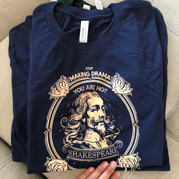 Shakespeare Shirt, Bookish Merch, English Teacher Gift, Literature Poet ...