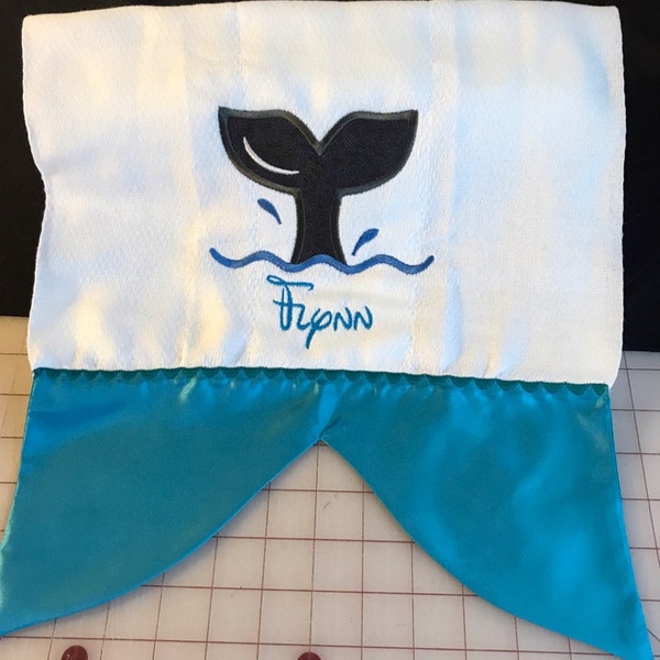 Whale Fin Applique Design. Whale Fin Embroidery Design. Whale ...