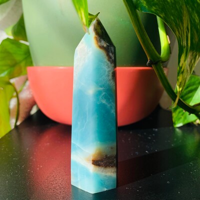 1PC Natural Amazonite Obelisk,quartz Tower,crystal Point Wand,rock,home ...