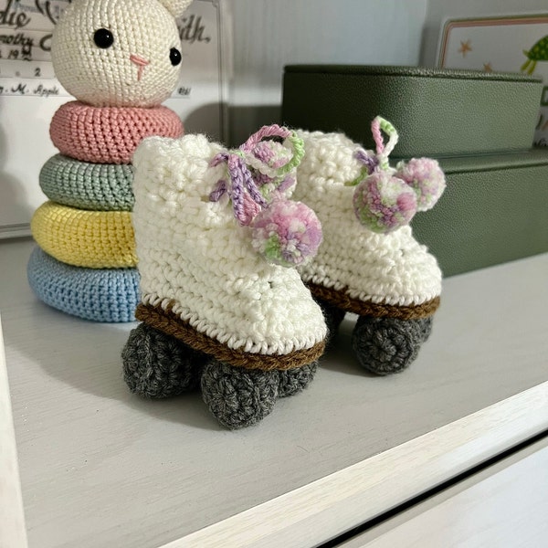 Roller Skate Style Baby Booties - Pastel Collection - Etsy