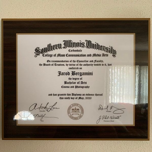 Laminated Diploma Wood Plaque - Etsy
