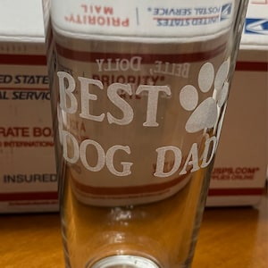 The Dogfather Whiskey Glass Custom Engraved Bourbon Glass - Etsy
