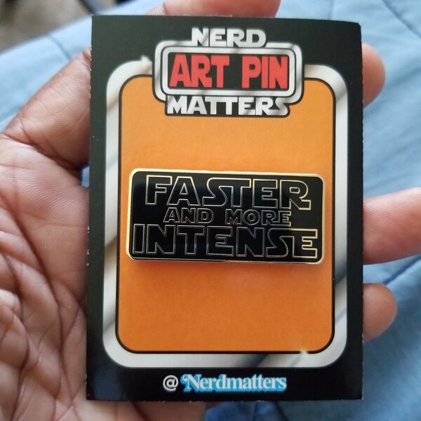 George Lucas Faster and More Intense Enamel Pin - Etsy