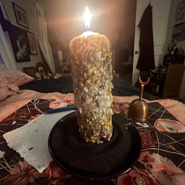 White Ritual Candles - Etsy