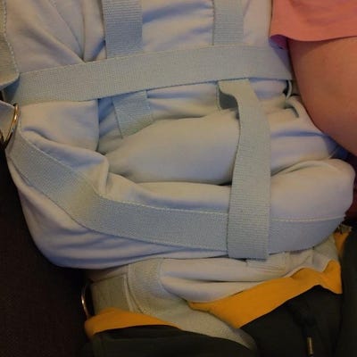 Ready to Ship Canvas Straitjacket for BDSM Medical Play. Size S. Heavy ...