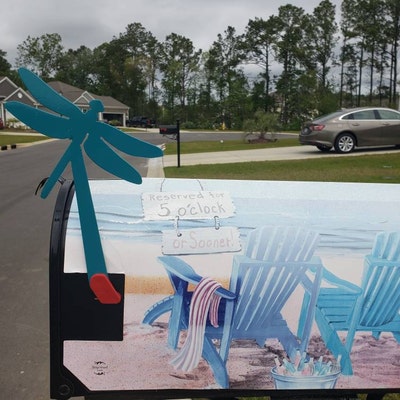 Dragonfly Mailbox Flag - Etsy