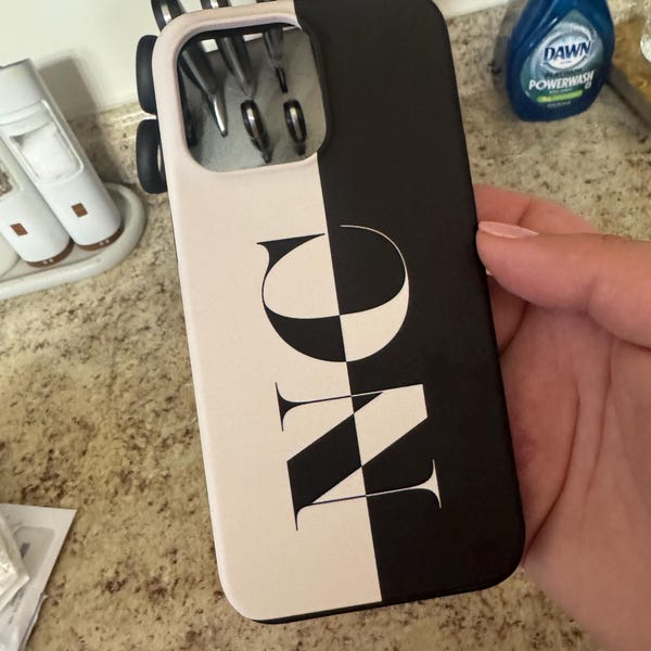 Personalized Initials Case for iPhone 16 15 14 13 12 11 Pro Max Plus ...