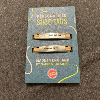 Personalised Metal Shoe Tags - Etsy