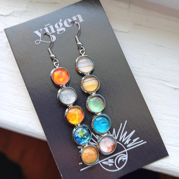 Solar System Planet Enamel Pin Set of 9 - Planetary Pins for Stocking ...