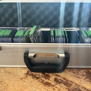 Wooden Case Chest for Collectible Fantasy Coin Dice Counter Card Games ...