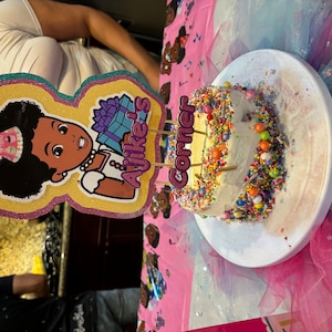 Asha 3D Personalized Cake Topper Perfect for Themed Parties - Etsy