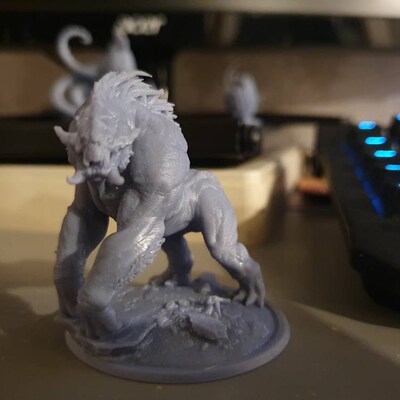 Barlgura Standing Premium Plant Based Resin 3D Printed Miniature ...