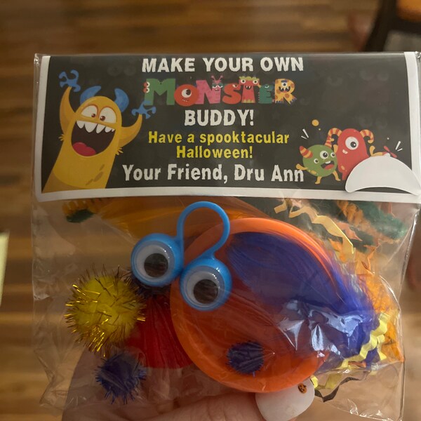 Halloween MONSTER Kit| Build Your Own Monster| Halloween Classroom ...