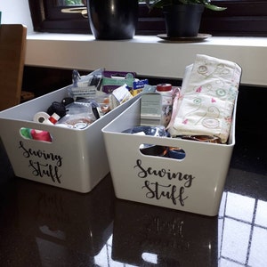 Personalised Storage Boxes Choice of 8 Fonts 6 Different | Etsy UK