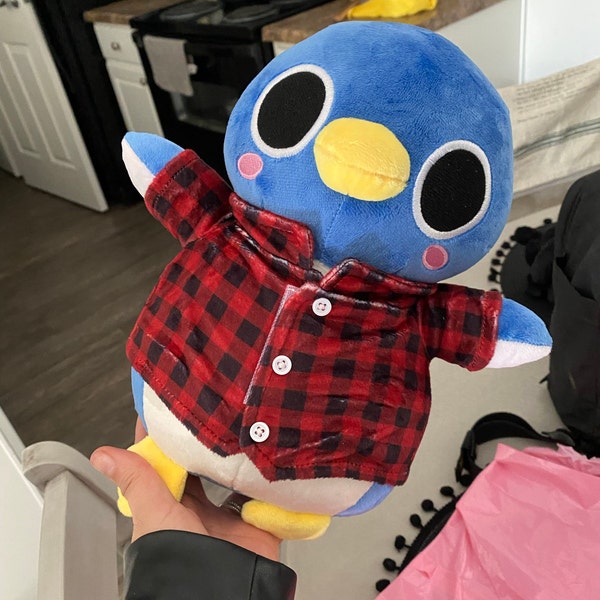 Pingki Penguin Blue Buddy Thigh High Socks - Etsy